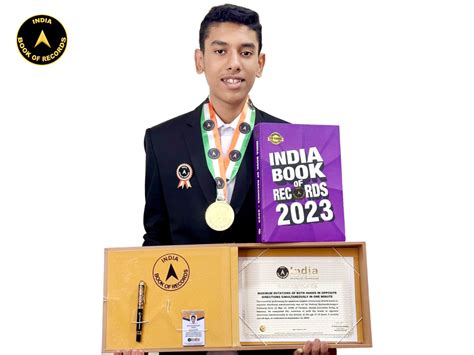 Maximum Rotations Of Both Hands In Opposite Directions Simultaneously In One Minute India Book