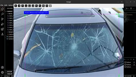 Car Damage Detection Using Python Yolov8 And Opencv