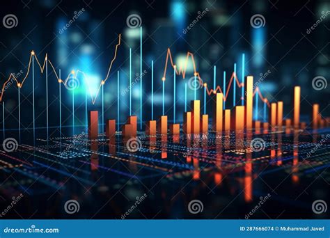 Dynamic Visual Representation Of Business And Stock Market Trends And Patterns Stock