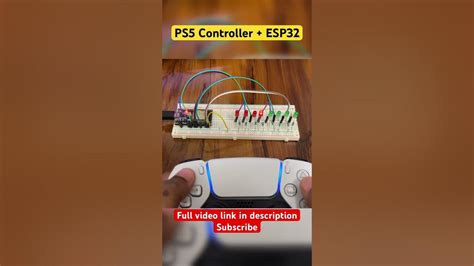 Connect Ps5 Controller With Esp32 Shorts Ps5 Hashincludeelectronics Youtube