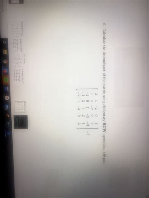 Solved 2 Solve The Following Linear Equation System Using
