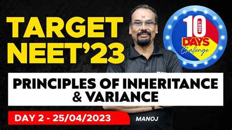 Target Neet 2023 10 Days Challenge Day 02 Principles Of