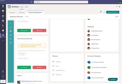 Self Service Microsoft 365 Workspace Provisioning Orchestry