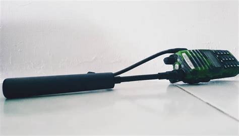 My Baofeng With A K Type Connector Serial For My Motorola Headset Carbon Black With The Satcom X