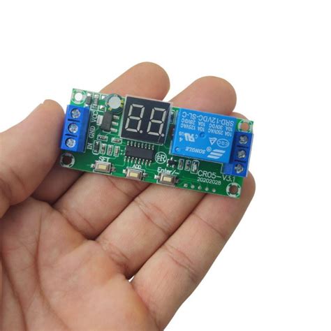 TEMPORIZADOR AJUSTABLE RELÉ 12V MULTIFUNCIÓN 0 1S 99H