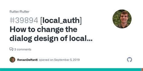 Local Auth How To Change The Dialog Design Of Local Auth Plugin Issue Flutter