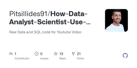 Github Pitsillides91how Data Analyst Scientist Use Sql Raw Data And