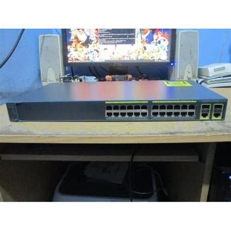 Jual Switch Hub Manageable 24 Port Cisco 2960 Support Vlan Fungsi Normal Kota Bekasi