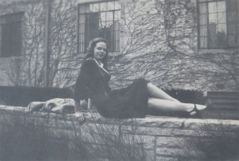 Sexy Coed Shows Her Legs 1950s Snapshot Photo Free Etsy