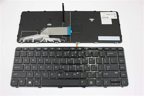 New Us Layout Black Color Backlit Laptop Keyboard Replacement For Hp Probook 640 G2 645 G2
