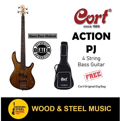 Cort Action PJ OPW 4 String Bass Guitar With Gig Bag | Shopee Malaysia