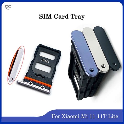 SIM Card Tray Holder For Xiaomi Mi 11 Lite 11 Pro 11T Mi 12 Mi12 Replacement Parts Shopee