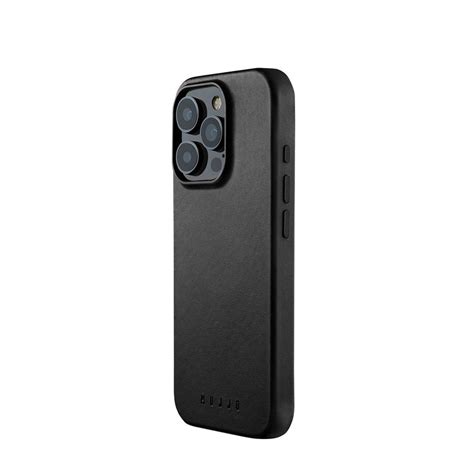 აიფონ 16 პრო ქეისი შავი Iphone 16 Pro Leather Case Black