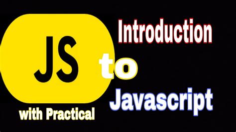 Introduction To Javascript With Practical Hindi Lecture 1 Youtube