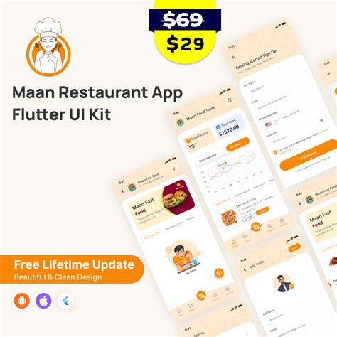 Acnoo Maan Restaurant Flutter App Ui Kit Android And Ios