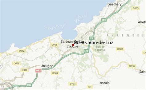 San Juan De Luz Mapa Mapa