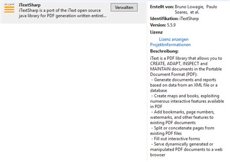 Itext Is It Possible To Add A Library As A Resource C Stack Overflow