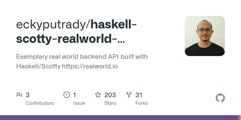 Github Eckyputradyhaskell Scotty Realworld Example App Exemplary Real World Backend Api
