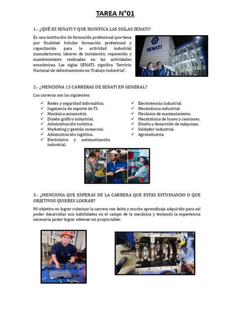 Formación Profesional En SÉnati Pdf