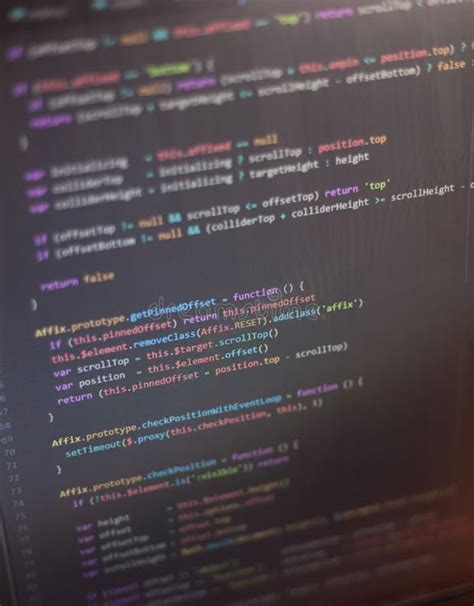 Colorful Programming Php And Html Code On A Monitor Stock Image Image Of Data Program 69847275