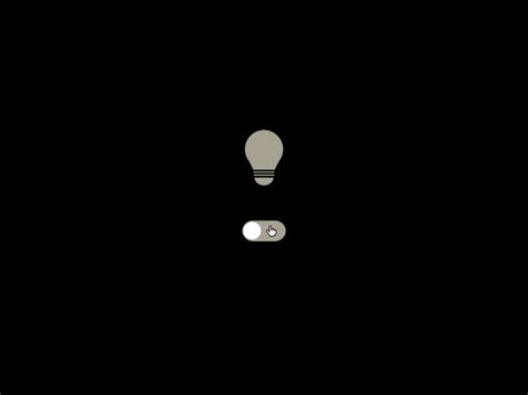 On And Off Light Switch By Oyindamola Ajibike On Dribbble