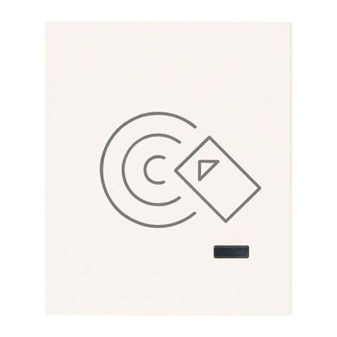 Vimar Linea IoT Smart RFID Card Reader White 30812 B