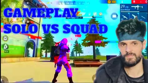 Bnlgameplay Solo Vs Squad😱 Youtube