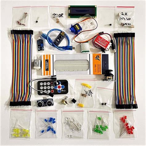 Arduino Nano Set Süper Başlangıç Hobi Seti 111 Parça Komponentci