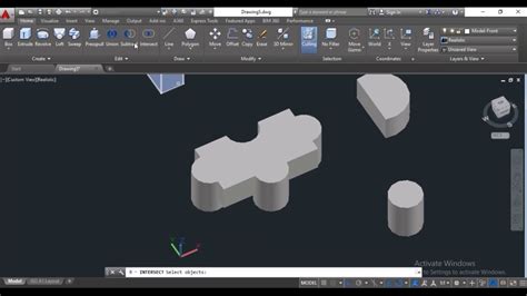 Autocad Tutorials For Beginnershow To Perform Boolean Operations In
