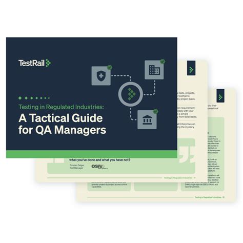 Testing In Regulated Industries A Tactical Guide For Qa Managers Testrail
