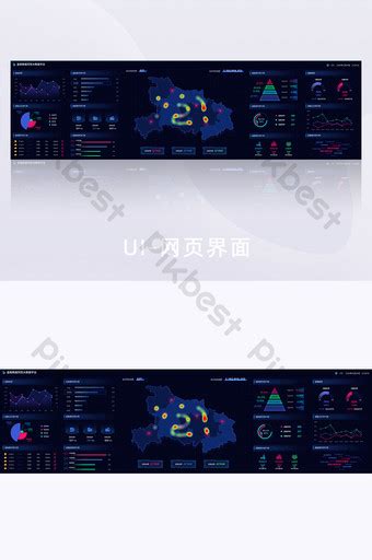 Large Screen Visualization Big Data Display Platform Ui Web Interface
