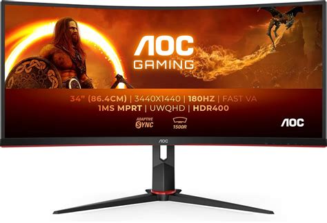 Amazon Com AOC Gaming CU34G2XP BK Skaerm WLED Electronics