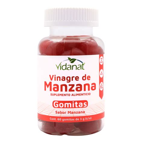 Gomitas Vinagre De Manzana 60 Gomitas Vidanat Vitaminas Vidanat