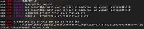 Give A Warning When Using Untested Node Npm Versions · Issue 110 · Apache Age Viewer · Github