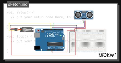 Kelompok Smart Trash Bin Wokwi Esp32 Stm32 Arduino Simulator