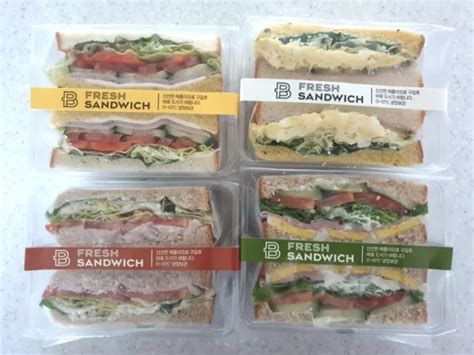 파리바게트 샌드위치 4개메뉴 솔직후기디럭스 에그샐러드 통밀햄에그 크랜베리치킨호밀 네이버 블로그