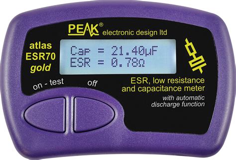 Peak Esr Plus Capacitor Analyser Alt Q2105 Educational Resources And Supplies Teacher Superstore