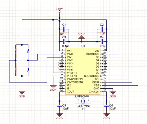 Lmp90100 How To Get Zero Output From Strain Gauge Load Cell Bridge