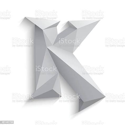 벡터 일러스트레이션 3d 알파벳 K 흰색 배경의 알파벳 K에 대한 스톡 벡터 아트 및 기타 이미지 알파벳 K 0명