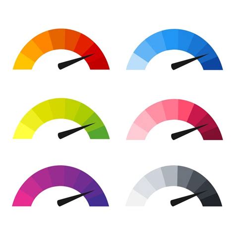 Premium Vector Speedometer Icons Vector Illustration In Flat Design Style