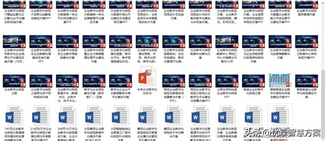 集团企业数字化转型及企业it信息化建设方案汇总（ppt及word） 正数办公
