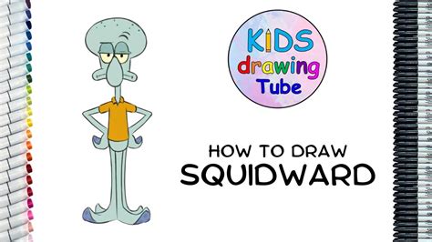 How To Draw Squidward SpongeBob Easy YouTube