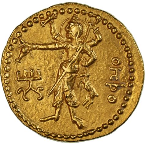 Coin Kushan Empire India Kanishka Dinar 127 151 Balkh Gold