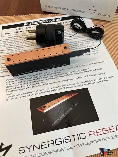 Synergistic Research Grounding Block With Cables For Sale Canuck