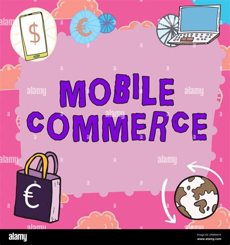 Text Showing Inspiration Mobile Commerce Internet Concept All Online Commercial Transactions