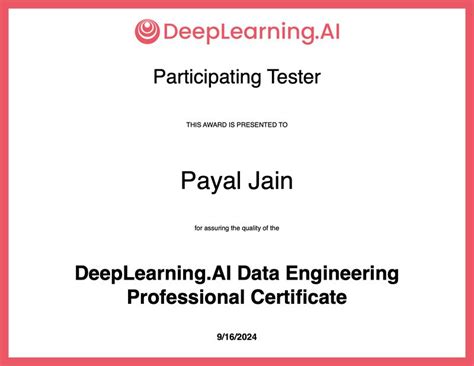 Payal Jain On Linkedin Dataengineering Ai Deeplearning Continuouslearning Professionalgrowth…