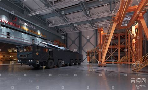 【导弹车3d模型】 现代vr有灯光有贴图max2016导弹车3d模型下载 Id1903736 免费3dmax模型库 青模3d模型网