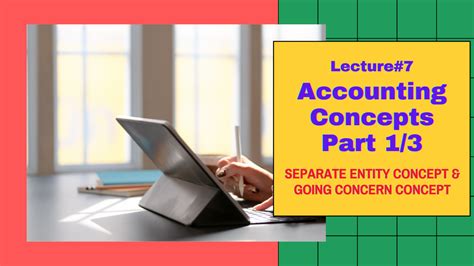 Accounting Inn Separate Entity Concept And Going Concern Concept