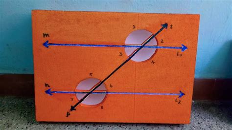 School Maths Project 2 Parallel Line Maths Working Model Math