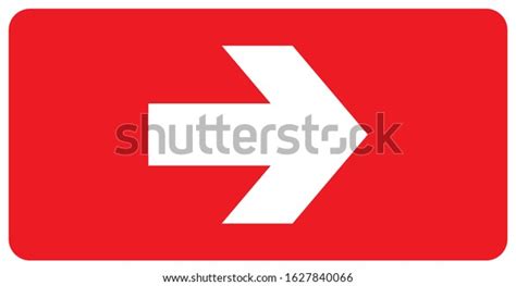 Exit Sign Warning Icon Red Color Stock Vector Royalty Free Shutterstock